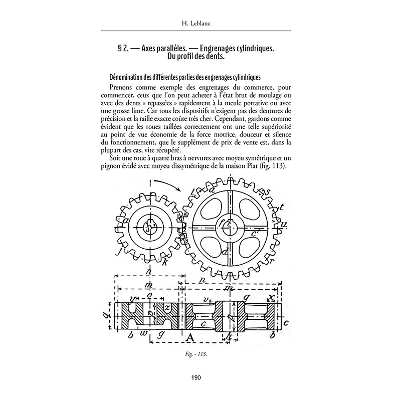 Les mécanismes des machines